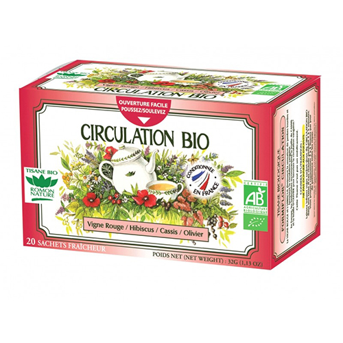 TISANE CIRCULATION BIO - 20 SACHETS - Nature Attitude