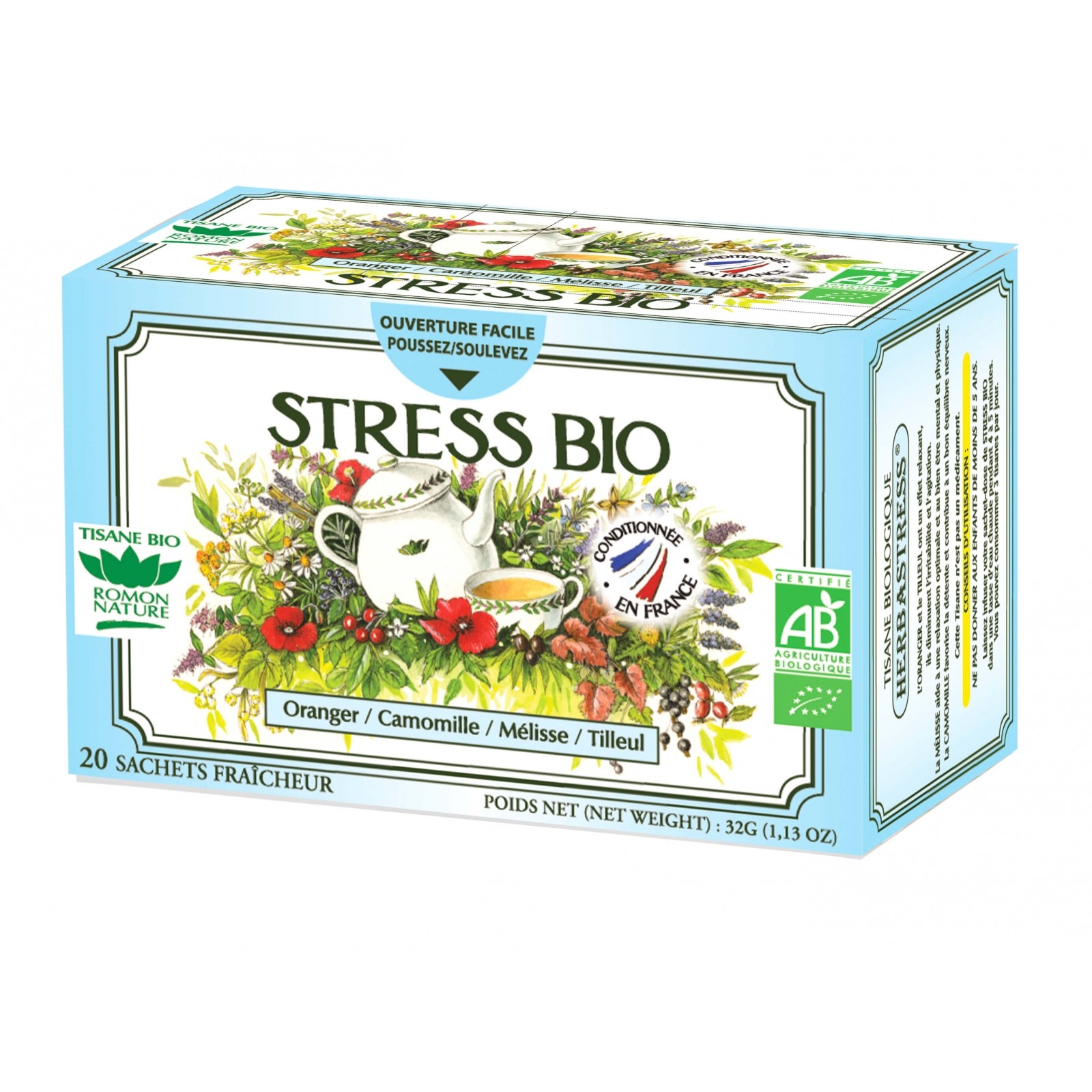 ASSORTIMENT DECOUVERTE INFUSIONS BIO -18 SACHETS - Nature Attitude