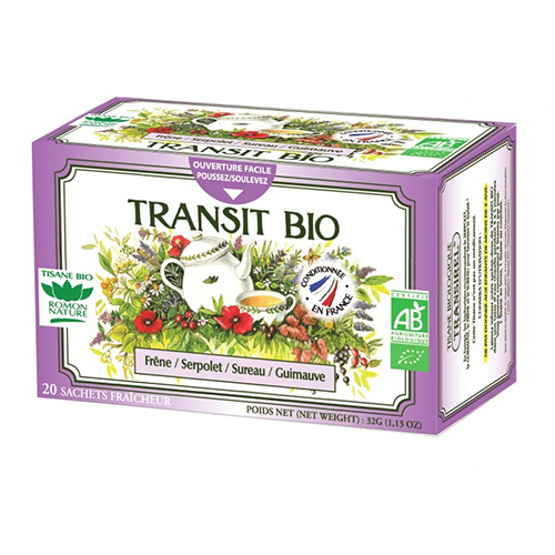 TISANE TRANSIT BIO - 20 SACHETS - Nature Attitude